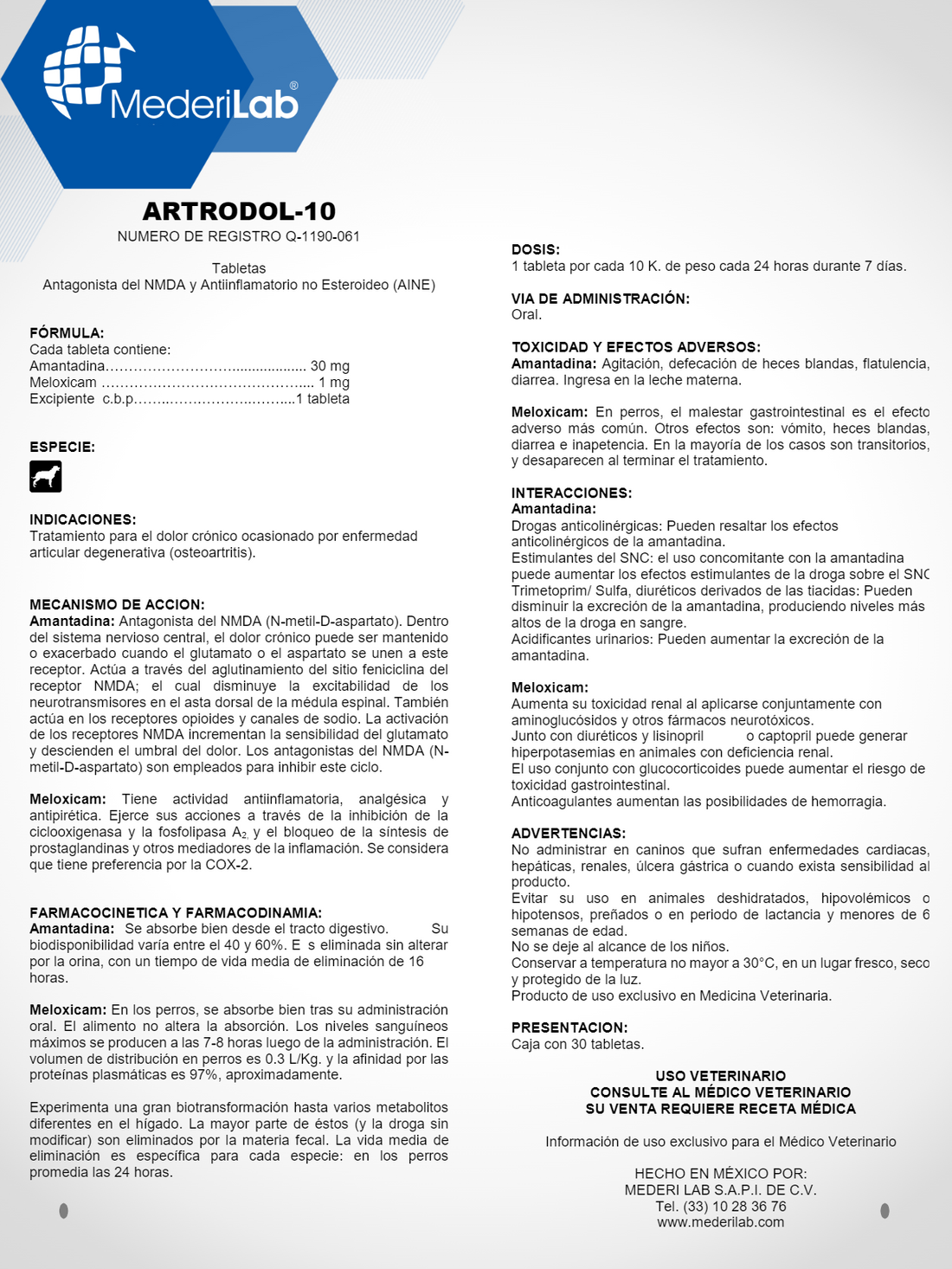 ARTRODOL - MEDERILAB – Franz Haus