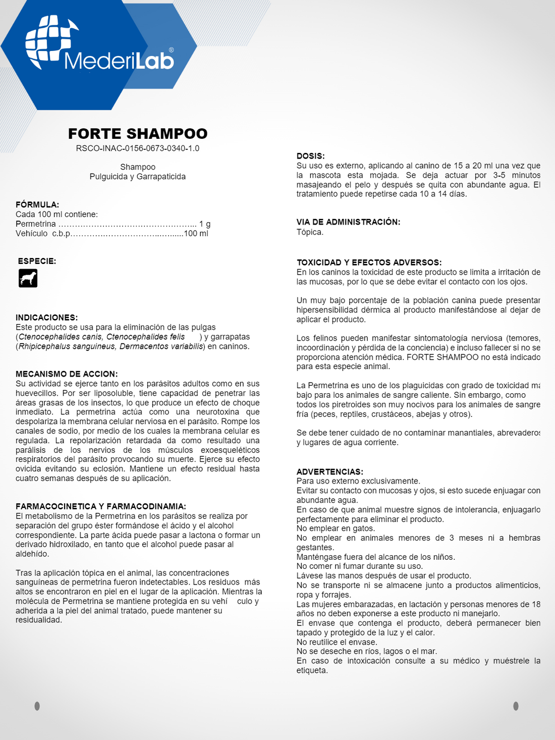 FORTE SHAMPOO MEDERILAB – Franz Haus